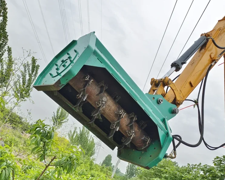 Excavator Flail Mulcher Mower - Efficient Grass Cutting