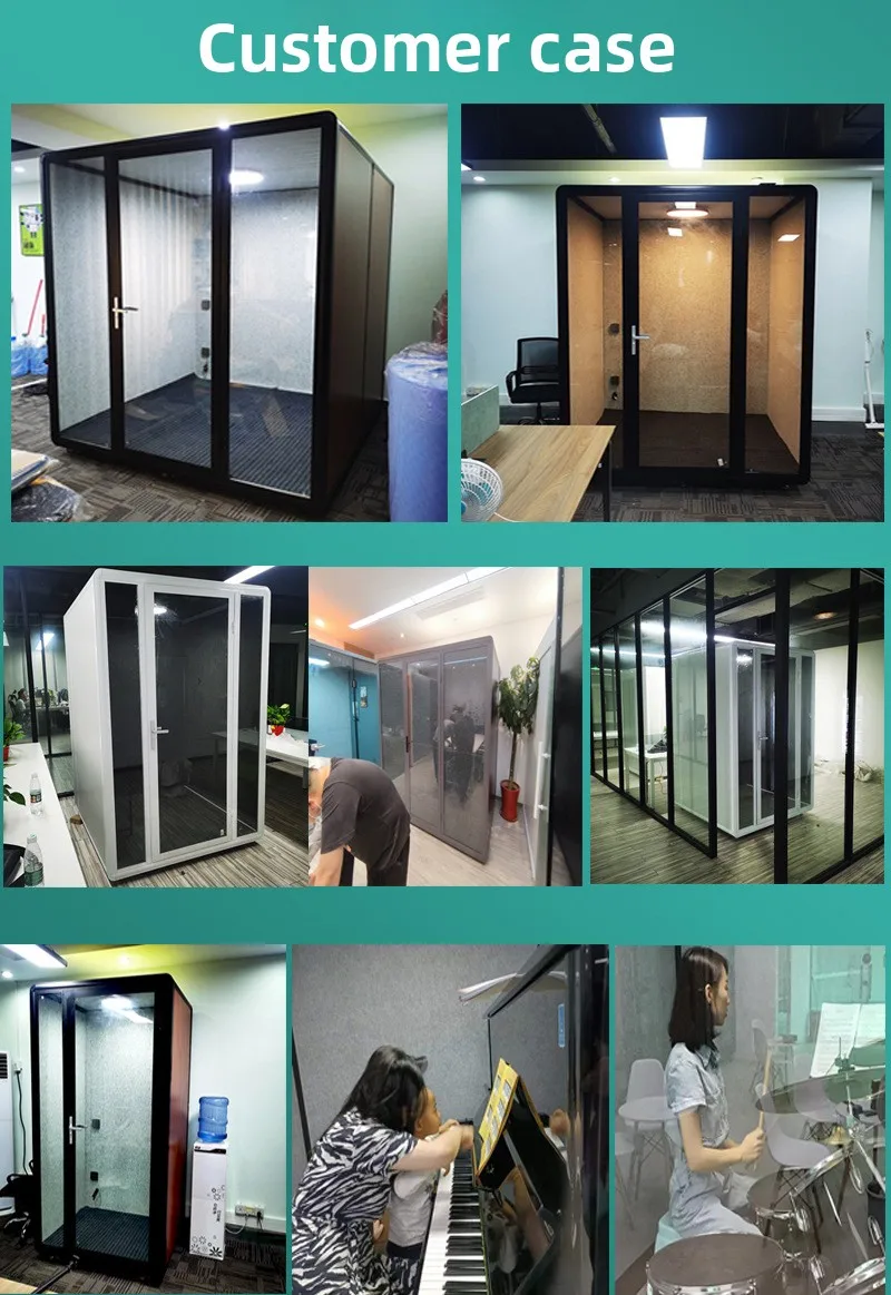 Mobile Silent Home Recording Studio Soundproof Office Phone Booth for ...