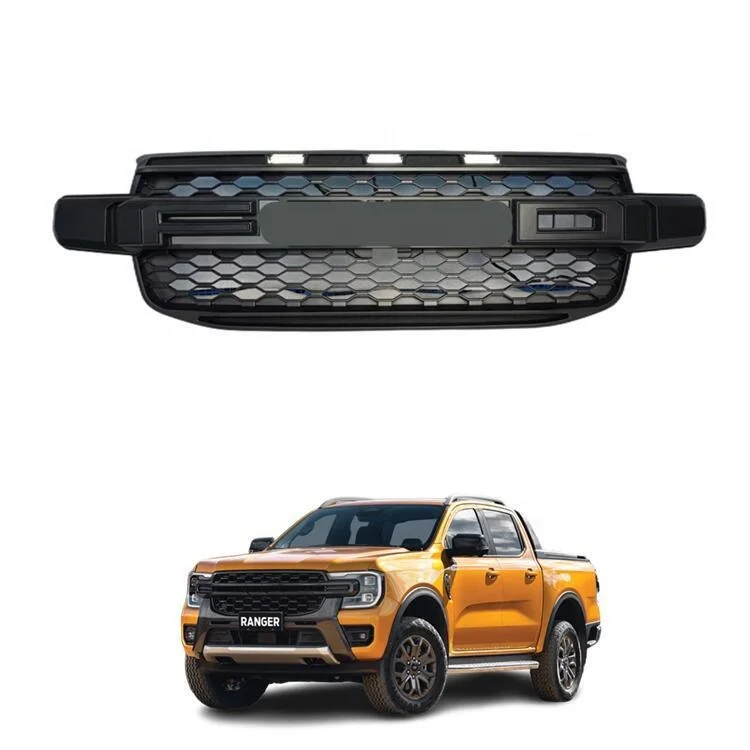New Ranger 2022 Plastic For Raptor Design Front Grille With Led For ...