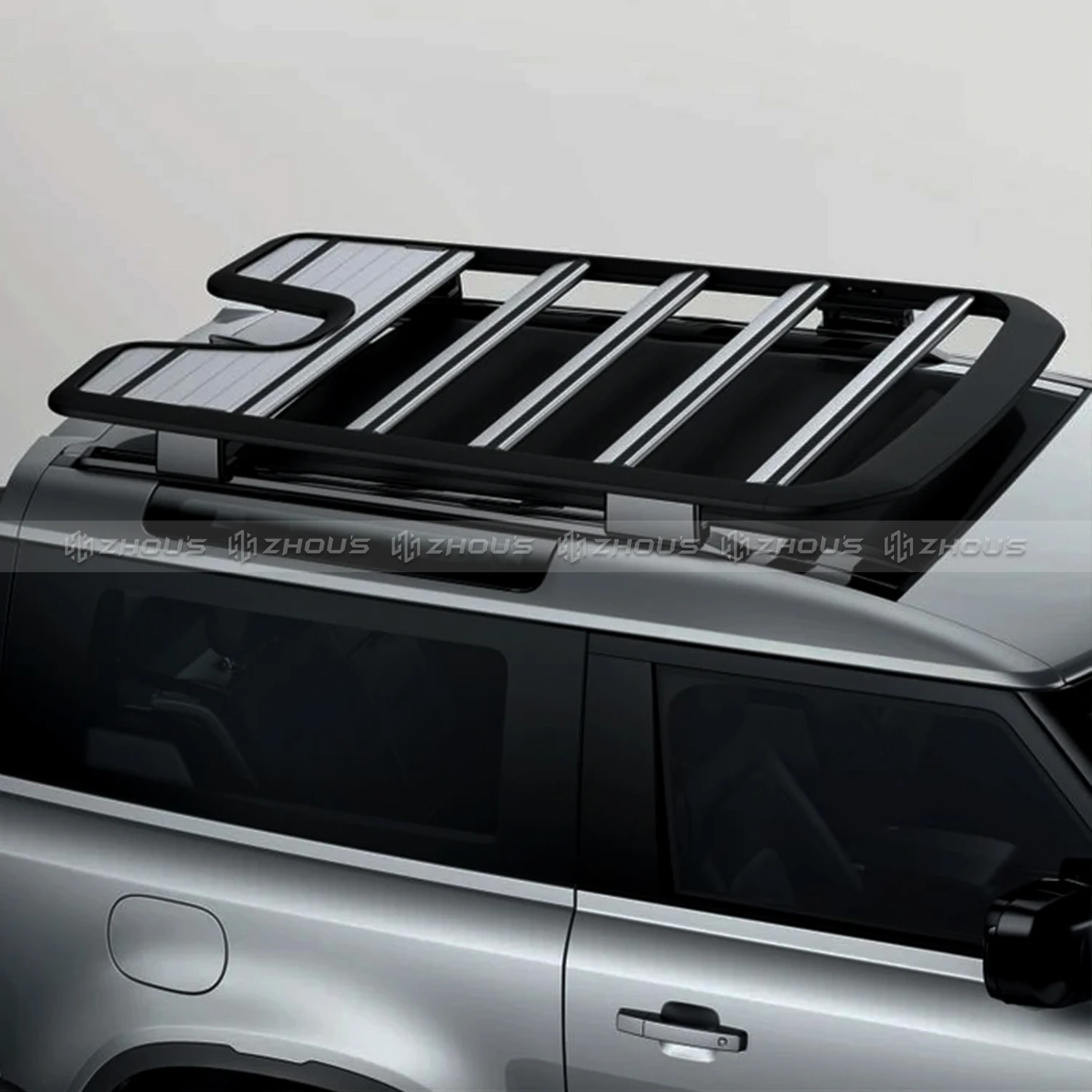 Custom 4x4 Roof Basket Rack Aluminum Defender Roof Rack For Land Rover ...