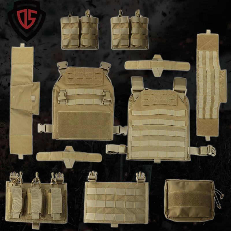 Doublesafe Khaki Plate Carrier Tatico Ballistic Pare-balle Salva Vidas ...