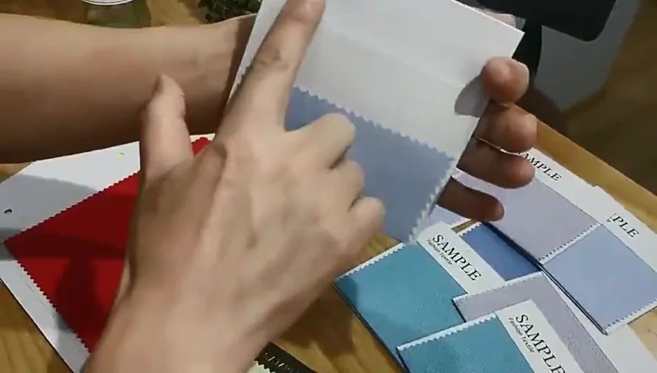 Custom Logo Recycled Textile Fabric Swatch Card Sample Paper Tag Color ...