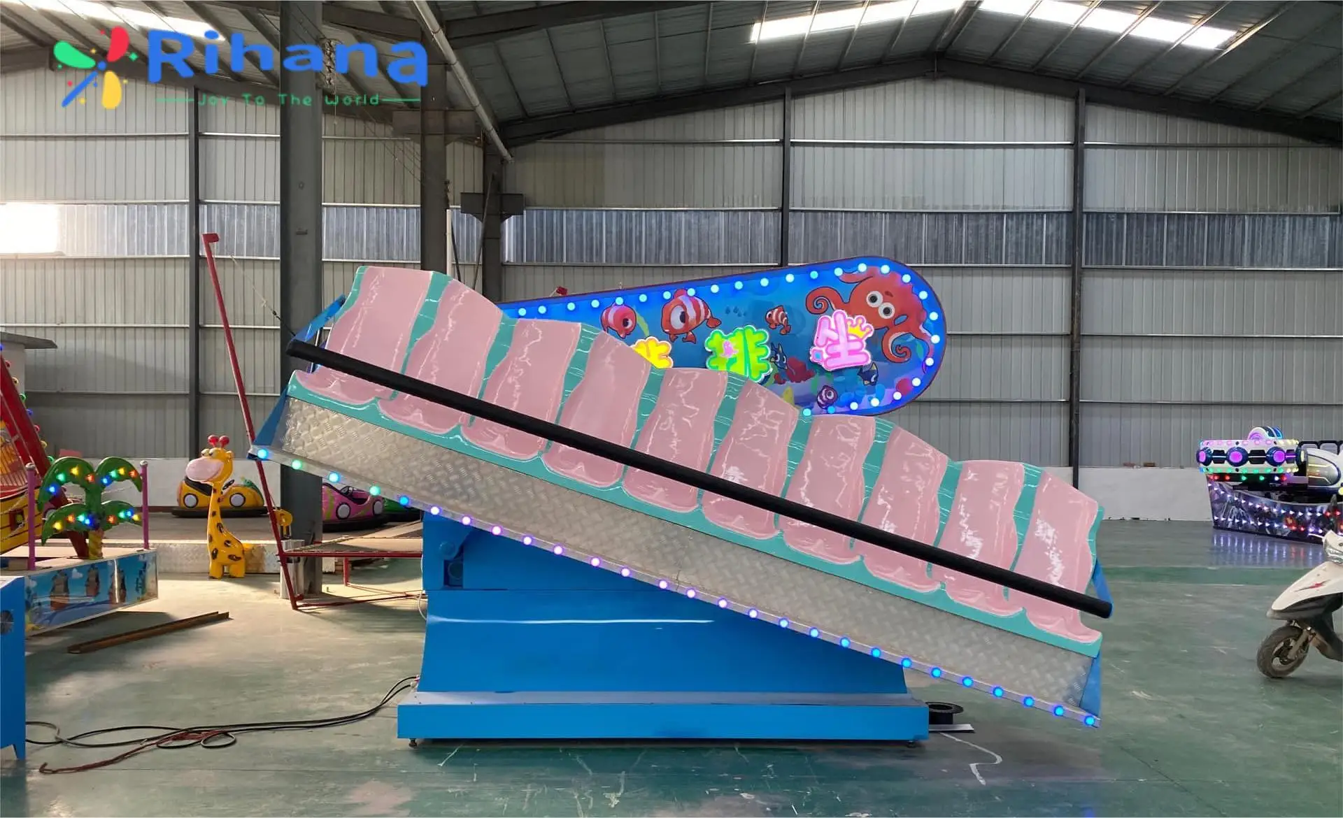 2024 Theme Park Kids Attraction Crazy Wave Amusement Customized 10 ...