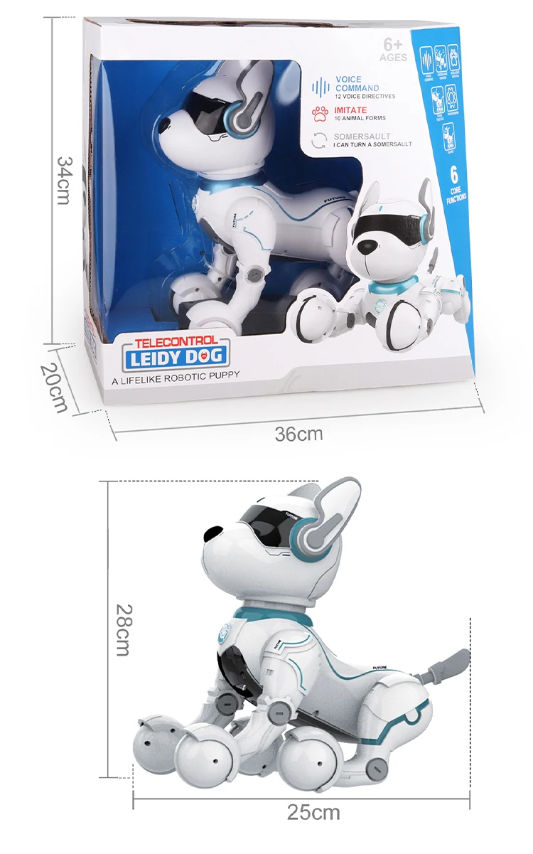 New Design Cute Pet Electric Talking Robot Dog Interactive Educational ...