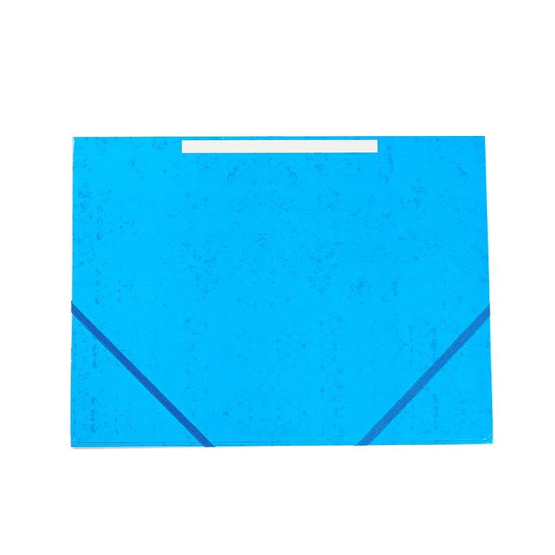 Custom Wholesale White Cardboard Elastic Rope Folder File Bag Paper ...