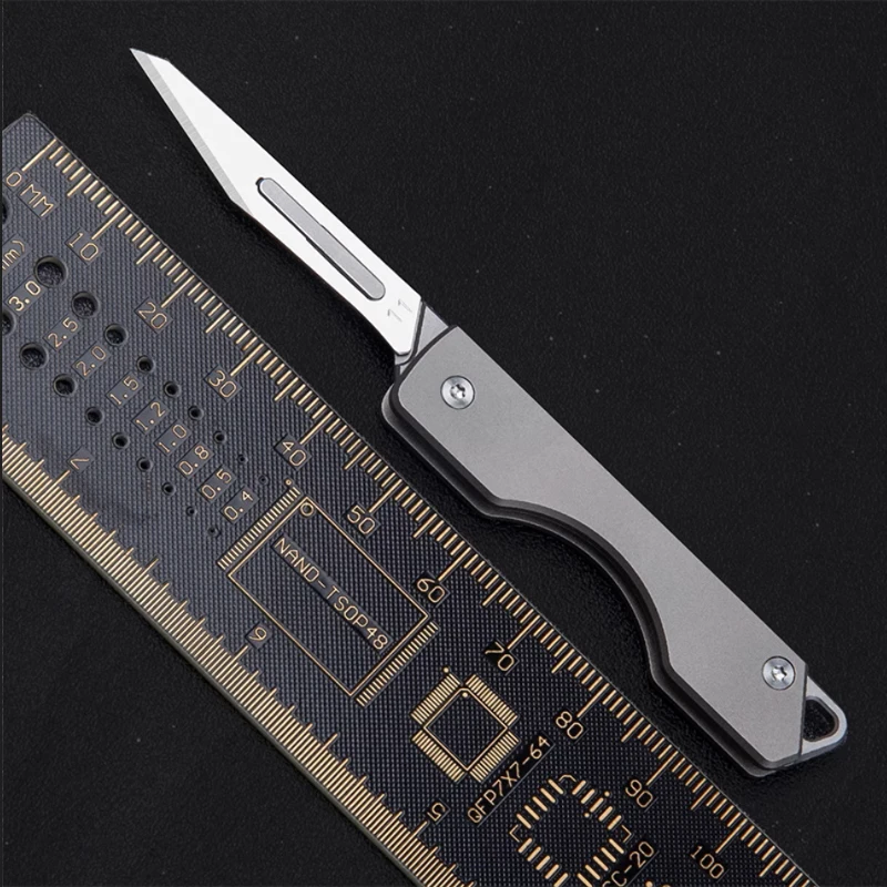 Custom Mini Multi Tool Knives Small Pocket Box Cutter EDC Titanium ...