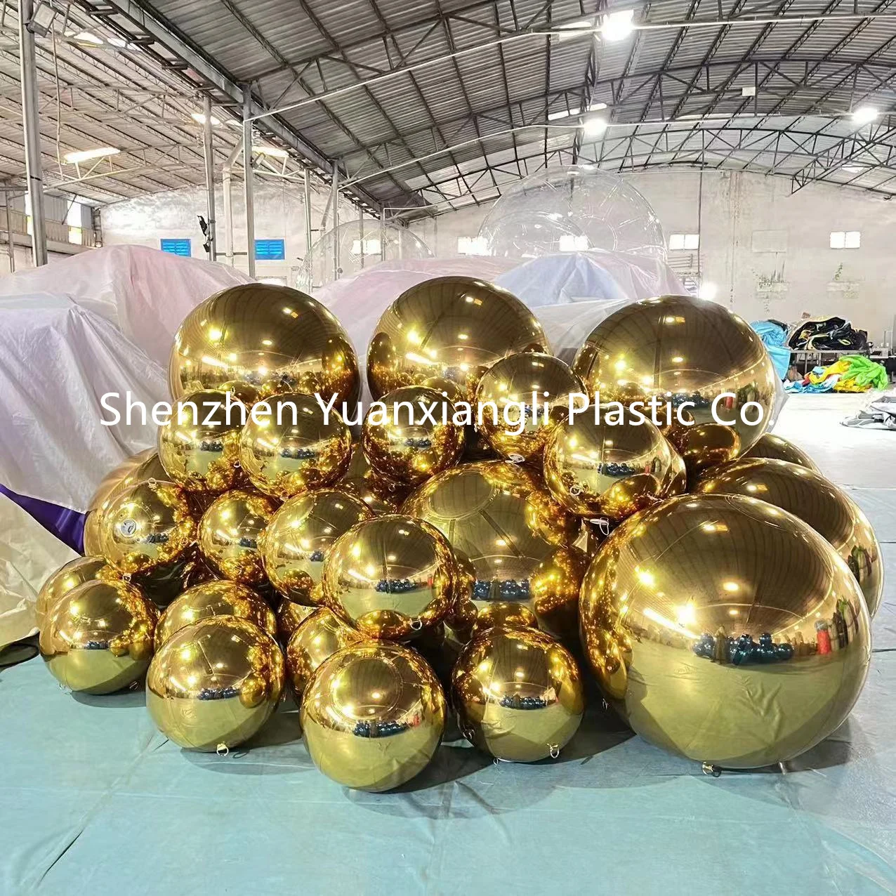 Giant Event Decoration Inflatable Pvc Balloon Party Wedding Event Gold ...