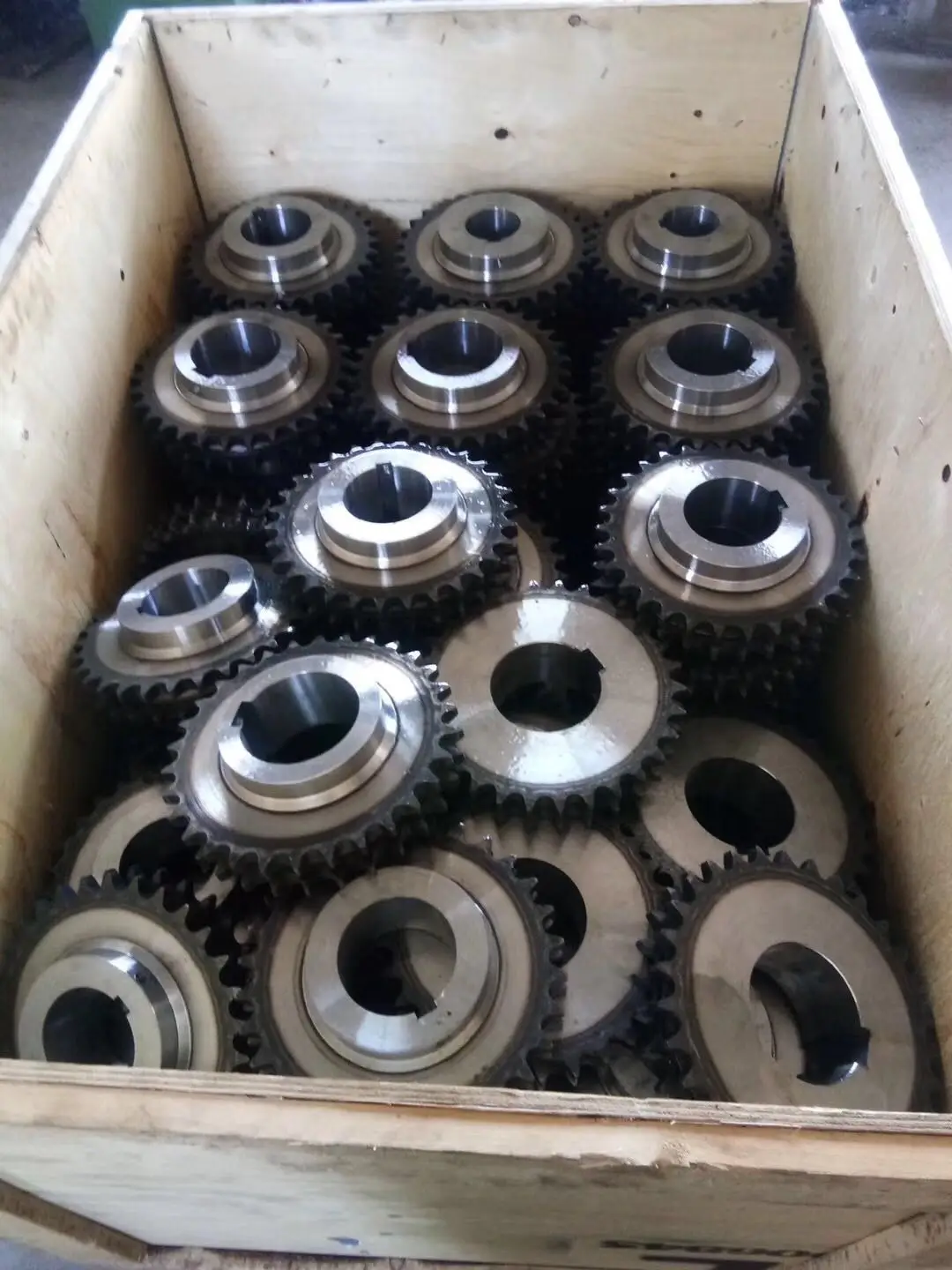 High Efficiency Double Row Duplex Cnc Sprocket Motorcycle Drive ...