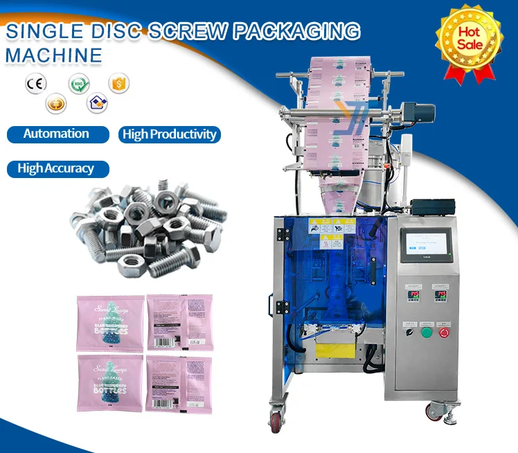 Manual Feeding Multi-bag Connected Sachet Vertical Counting Chain ...
