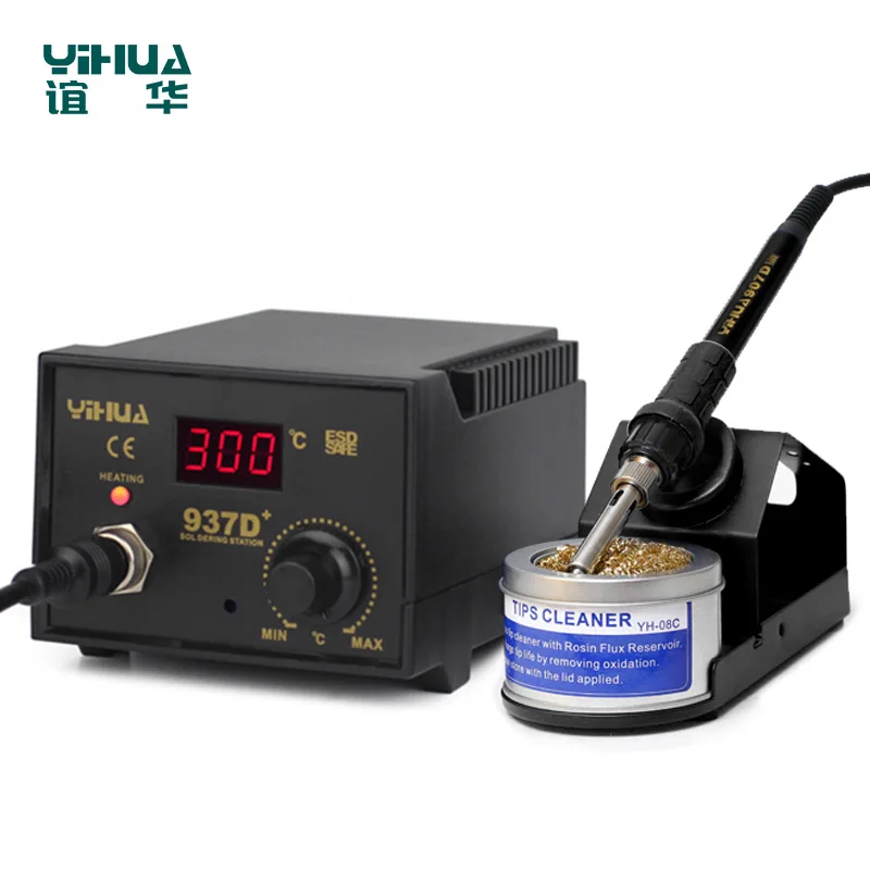 Yihua 937d Adjustable Temperature Smd Soldering And Desoldering Iron Soldering Station - Buy Smd ...