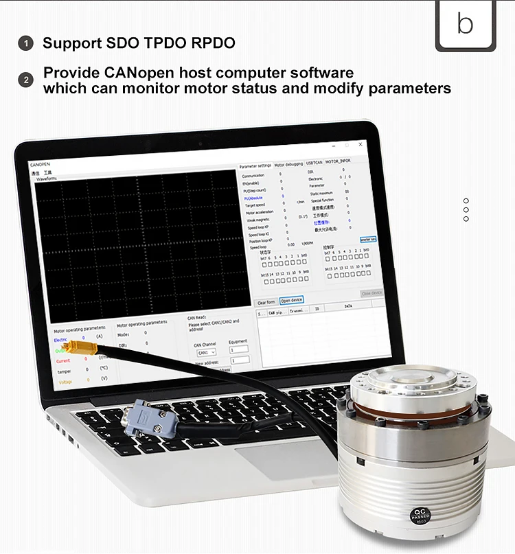 Mini Harmonic Drive with Bldcactuator - High Torque Robot Joint