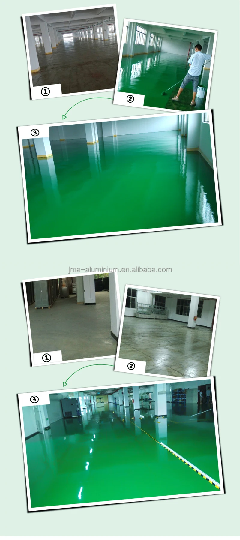 Epoxy Industrial Factory Floor Paint Coating Warehouse Epoxy Floor ...