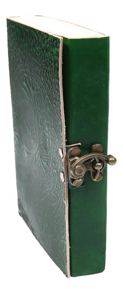Genuine Leather Embossed Journal Tree Of Life Design Diary Handmade ...