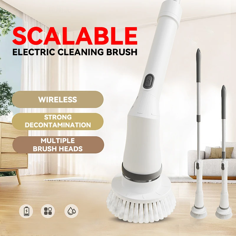 Electric Cleaning Brush - Multi-Function for Personal & Home