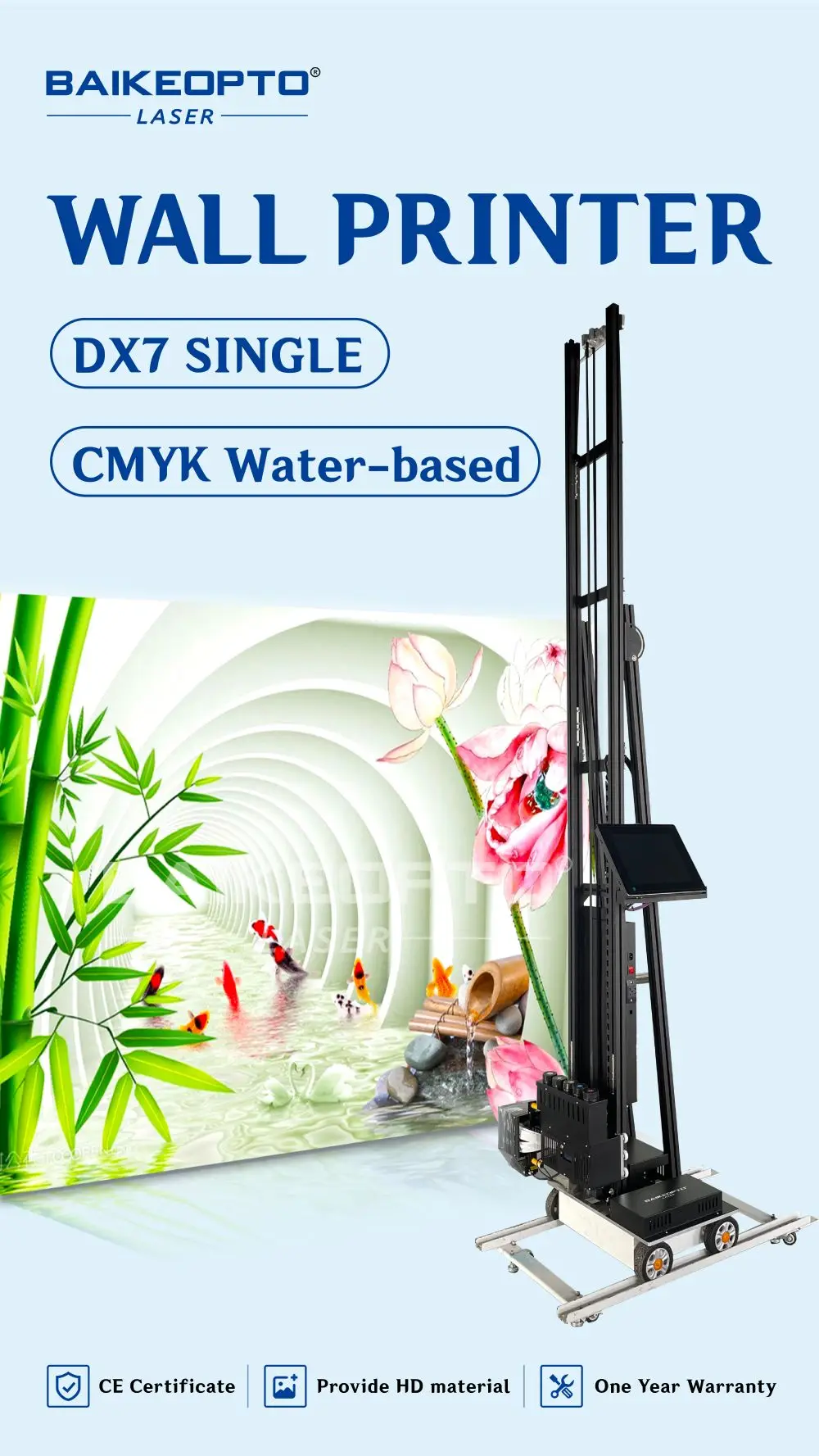 EPS DX7 Printhead - 3D Effect Wall Painting Printer