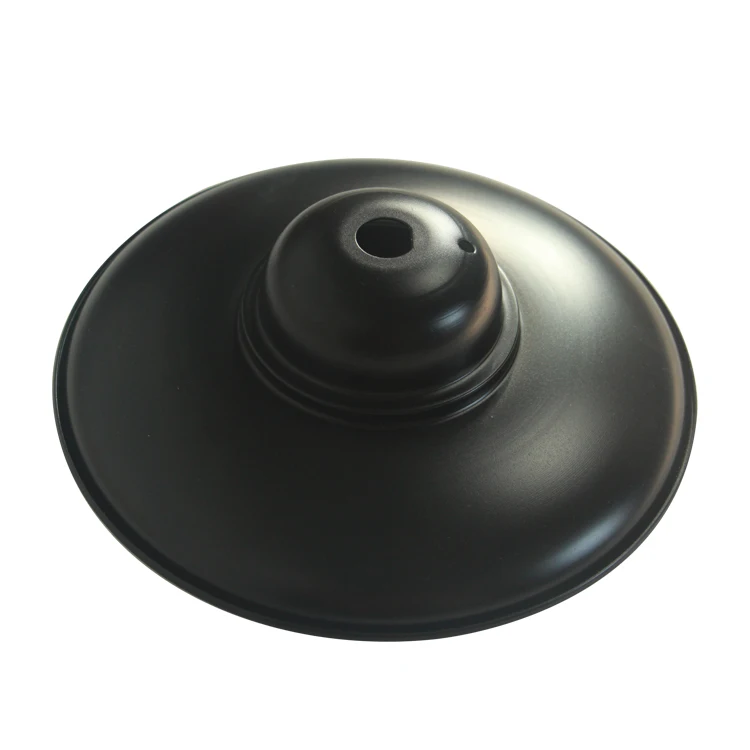 Custom Metal Spinning Lamp Shades - Black Industrial Style