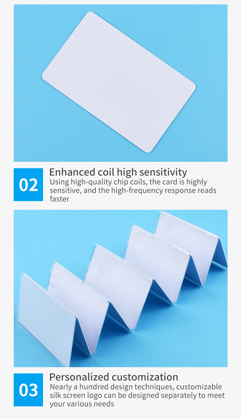 Ic Smart Cards Factory M1 Printable Blank 13.56khz Access Sensor Campus ...