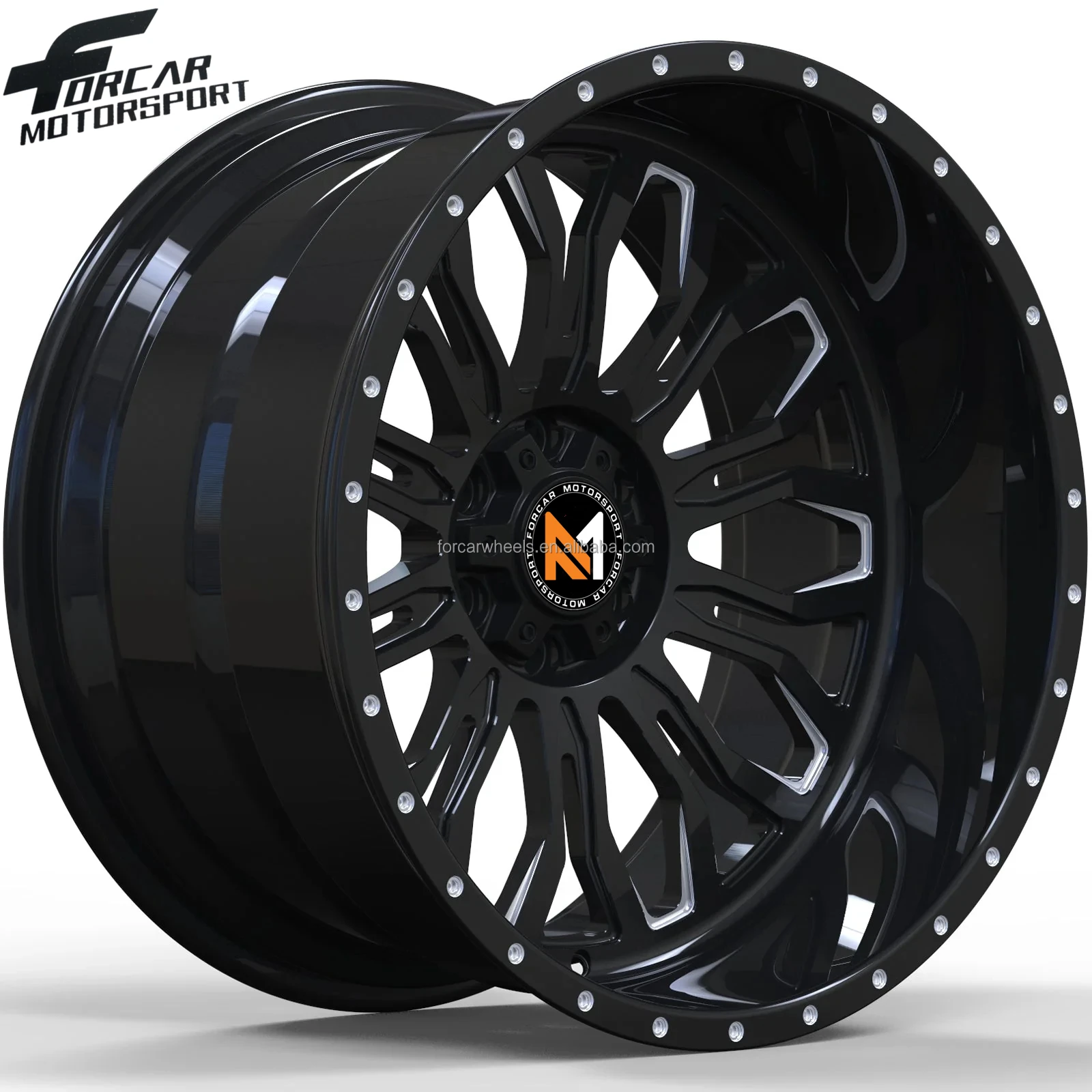 Deep Lip Offroad Design 20 22 24 26 Inch 4x4 Forged Rims T6061 Alloy ...