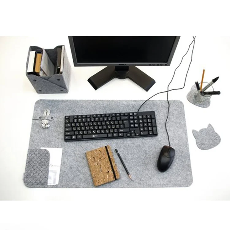 Wholesale Complete Set Computer Mat Felt Desk And Mouse Pad In Office ...