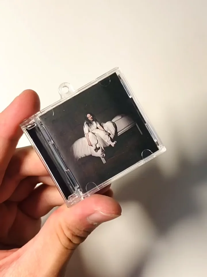 Hinchee Kpop Charm Billie Eilis_h Mini Album Record Pendant Nfc Sensor ...