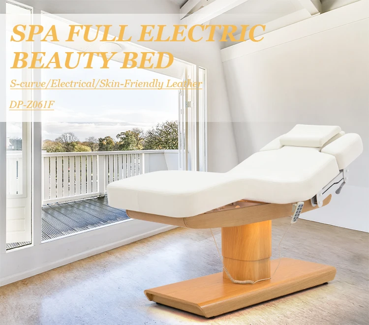 New 3 Motor Heated Electric Facial Aesthetic Massage Bed Medical Spa ...