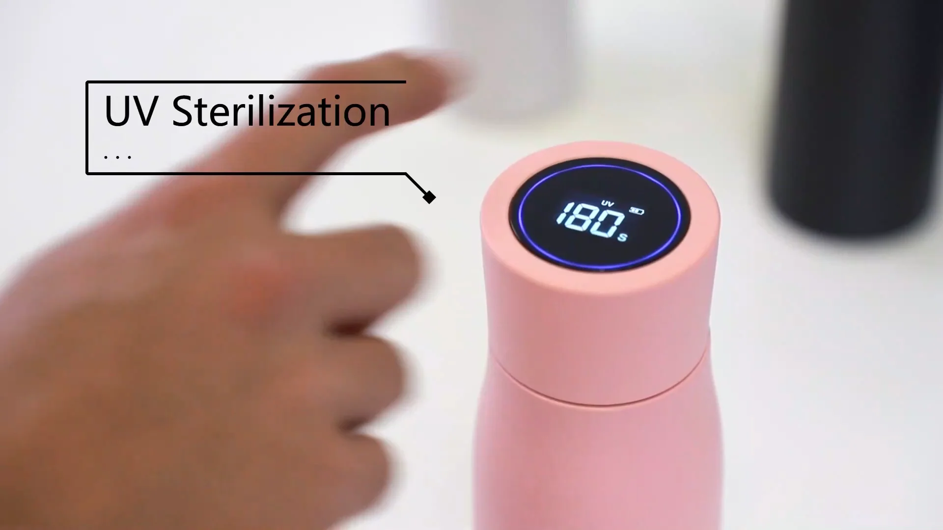 Eco Friendly Uvc Self Cleaning Thermos Water Bottle Smart Drinkware ...