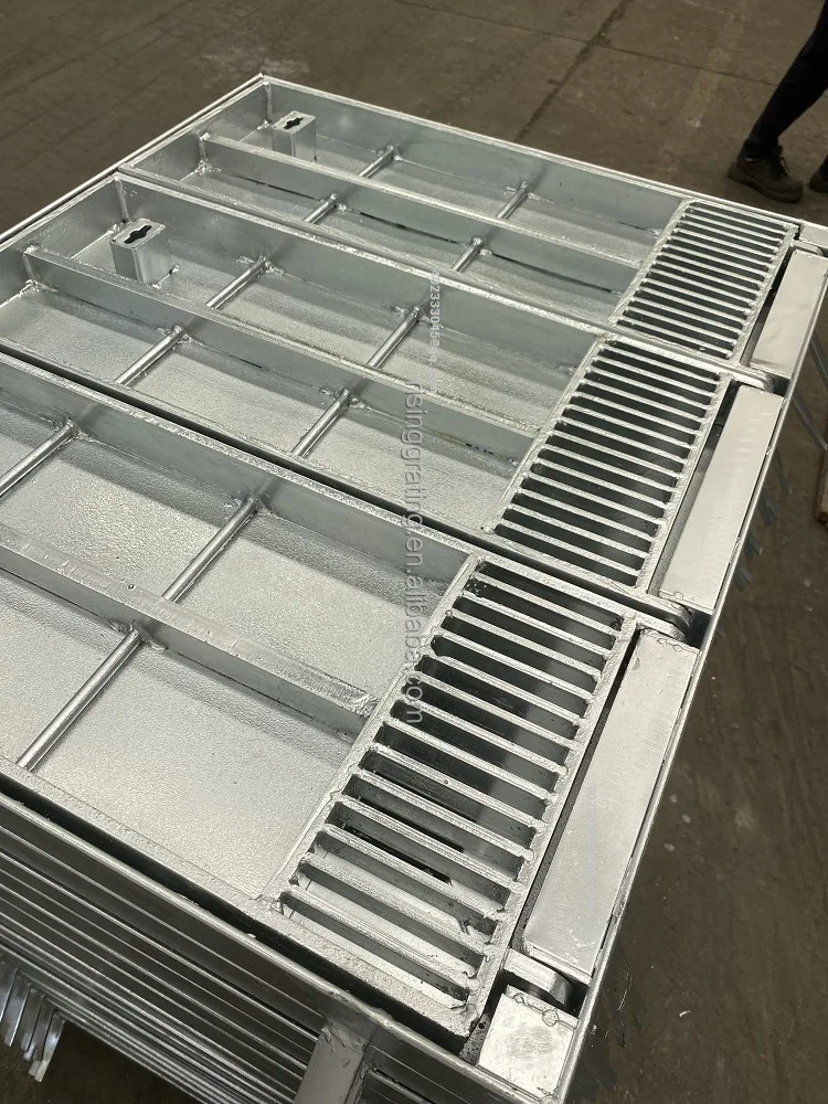 Singapore Lta Galvanised Concrete In-fill Pedestrian Grating With Sound ...