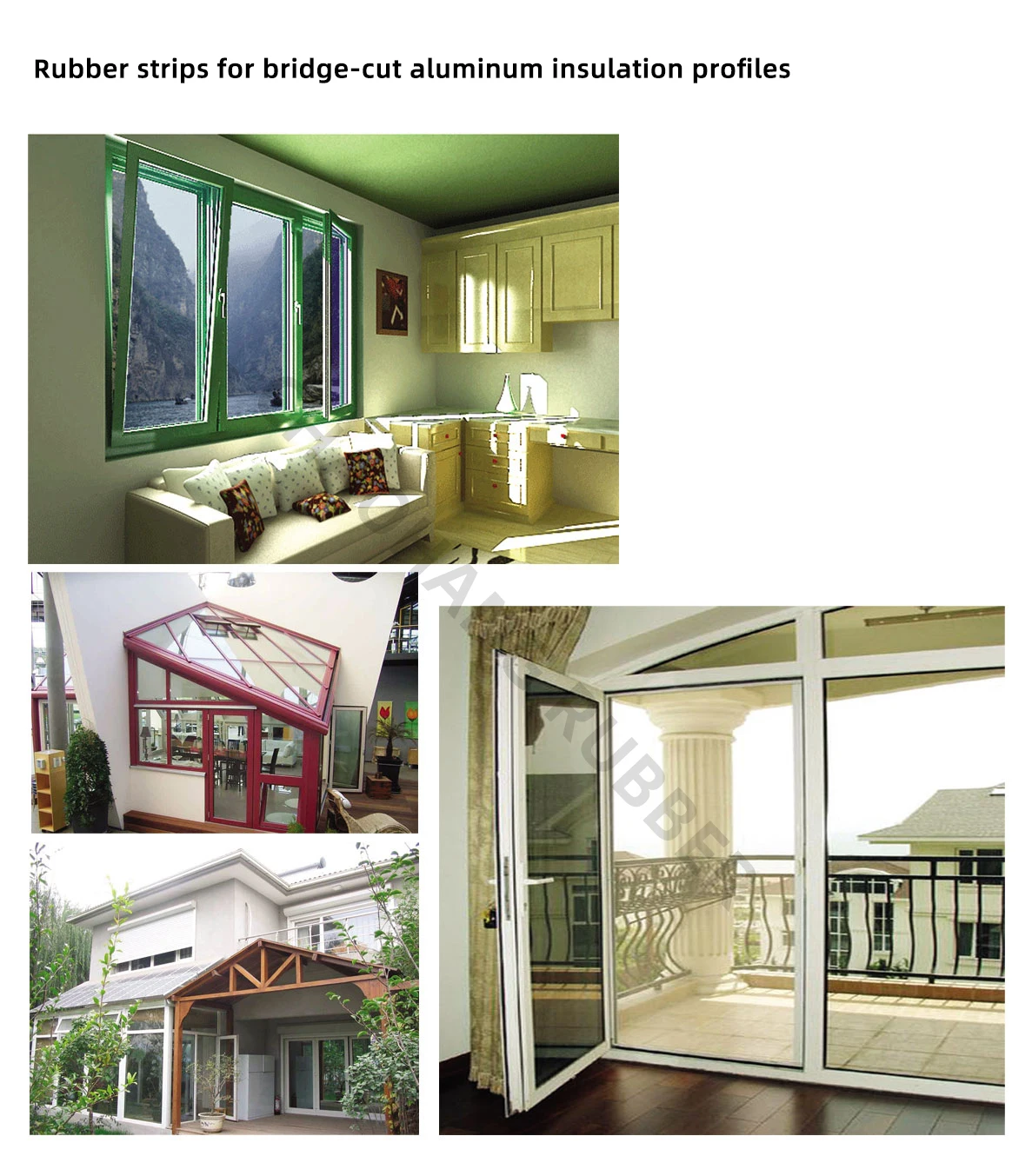 Extruded Silicone Epdm Rubber Sealing Strip For Glazing Curtain Wall ...