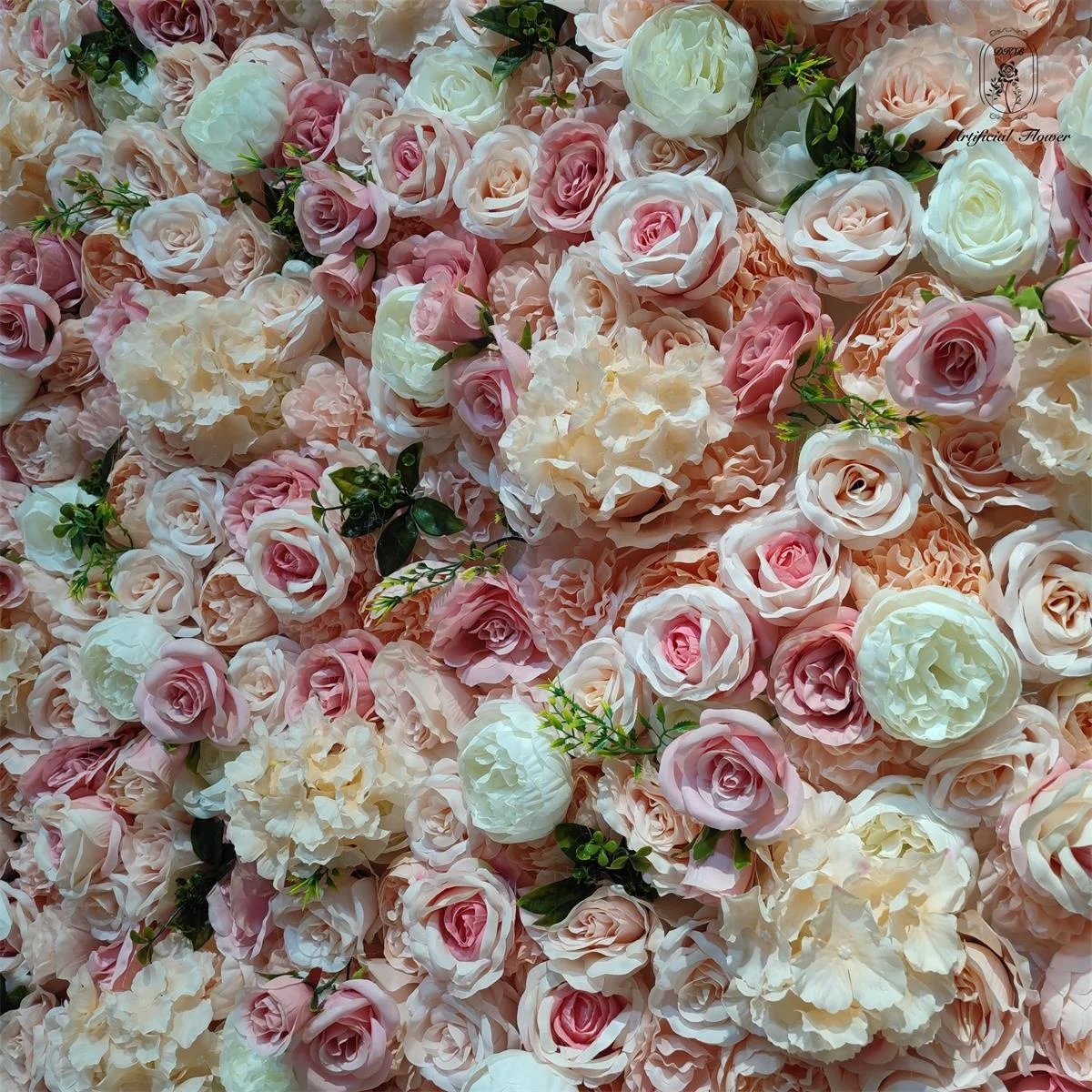 Artificial Flower Wall 5d Wedding Backdrop Decoration Roll Up Rose ...