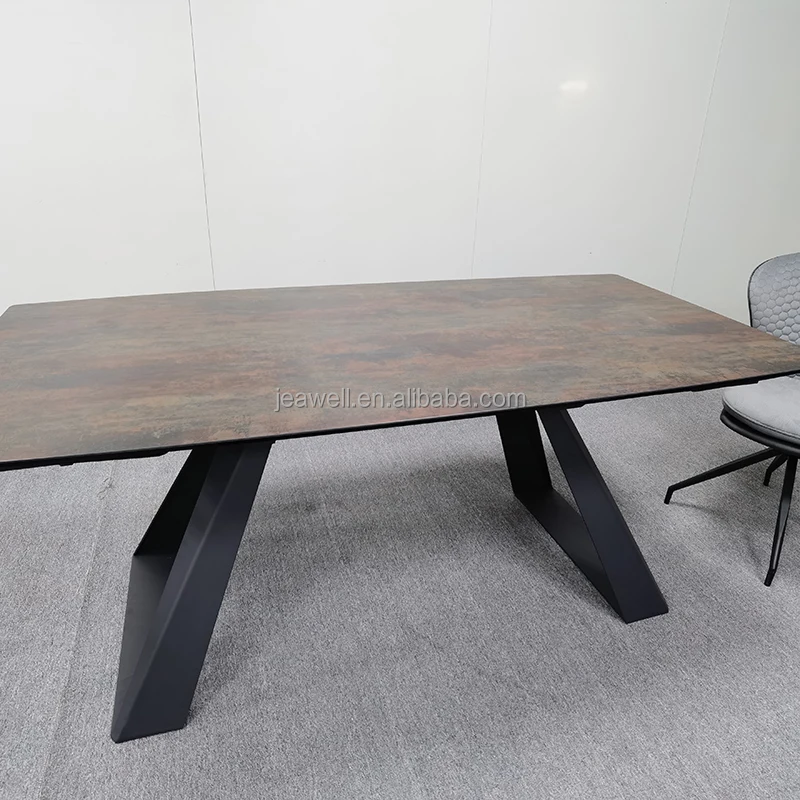 12mm Marble Ceramic Table Extendable Dimensions Can Reach 2200-2800mm ...