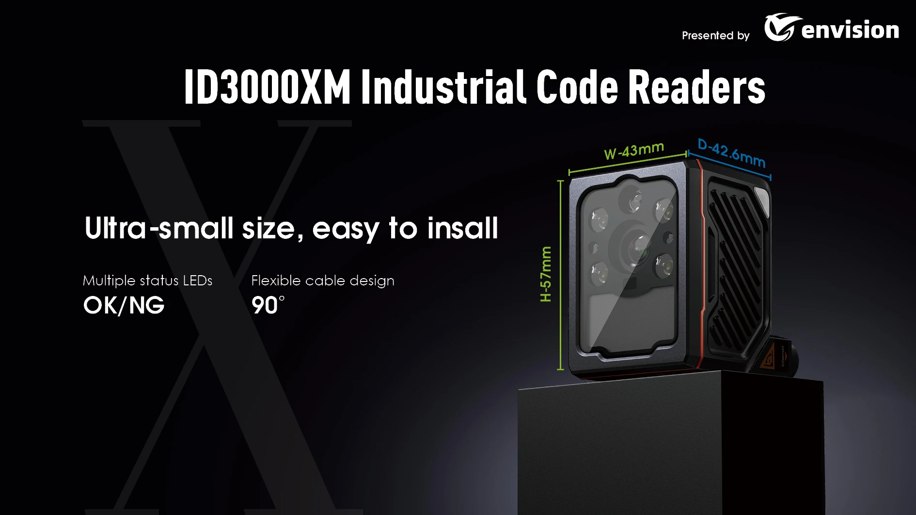 MV-ID3030XM - High Speed 3.0MP Code Reader for Industrial Use