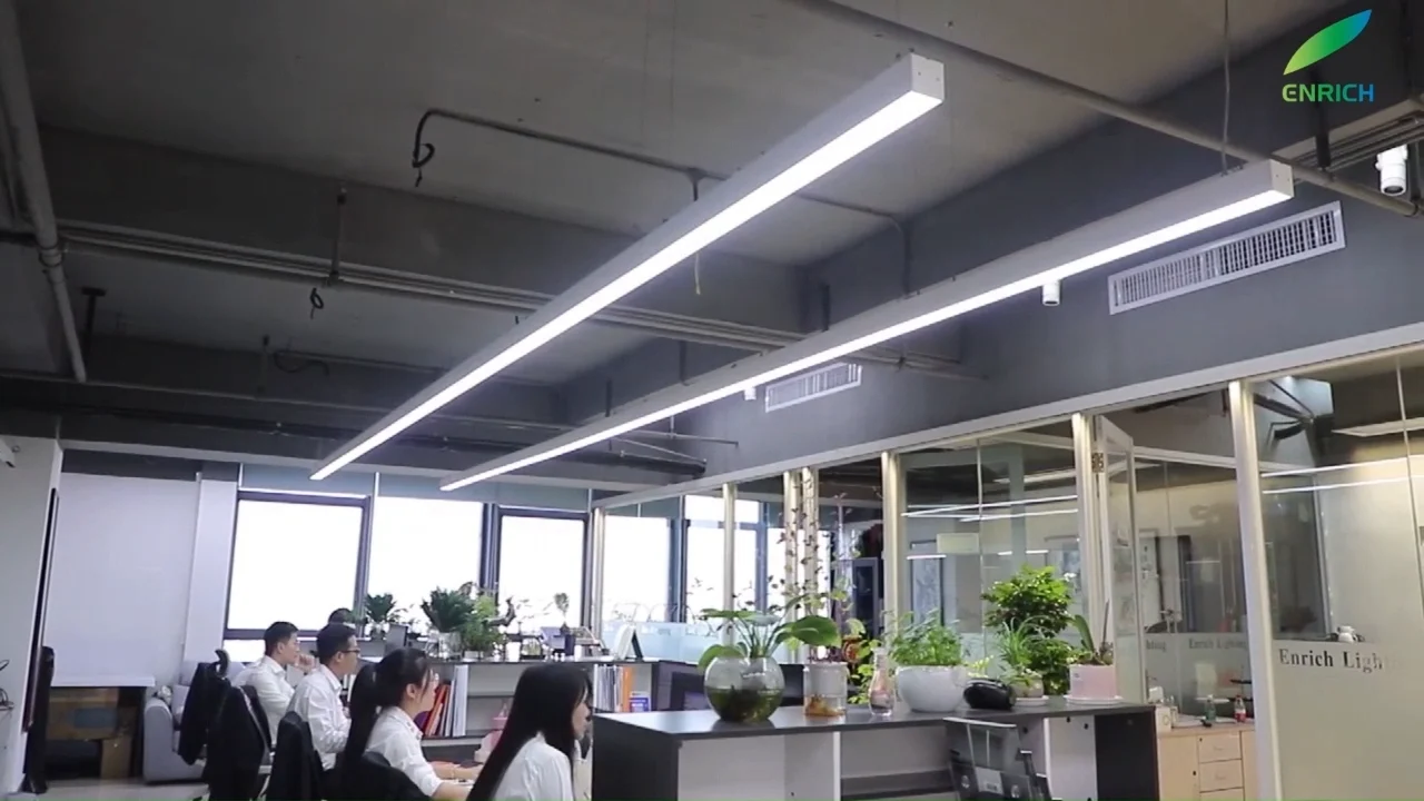 Suspending Mounting Led Linear Trunking Light With 600mm/1200mm/1800mm ...