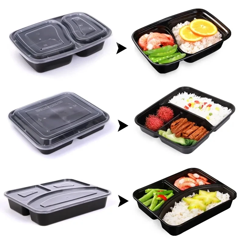 Jiangshuo Disposable Plastic Food Containers - Microwave Safe