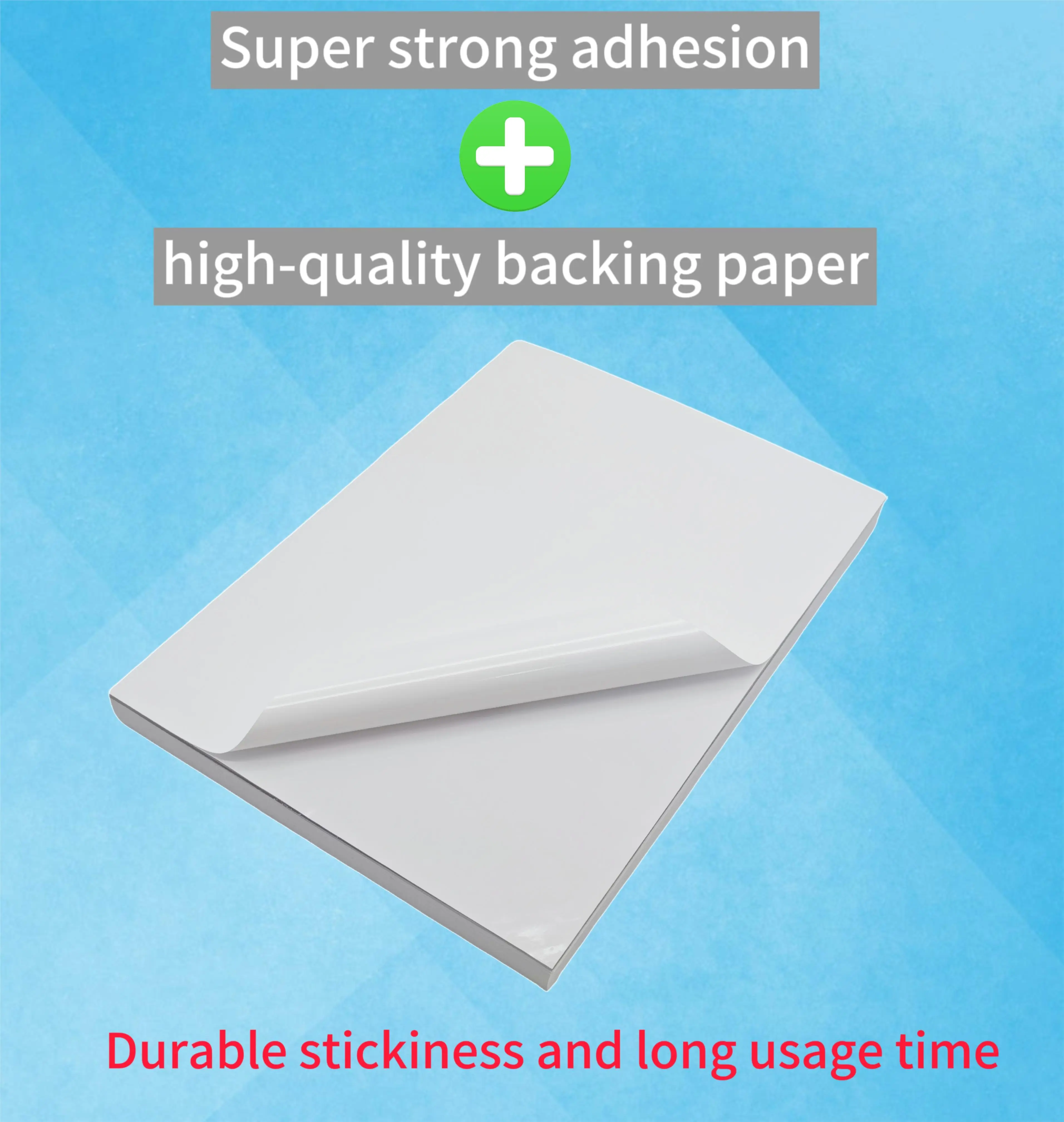 Inkjet Factory Stock Photo Glossy Pp Printable Waterproof 100um Label ...