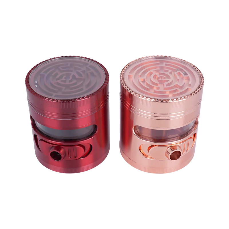 New Arrival Herb And Spice Grinder With Maze Labyrinth Lid Inside Rgb ...