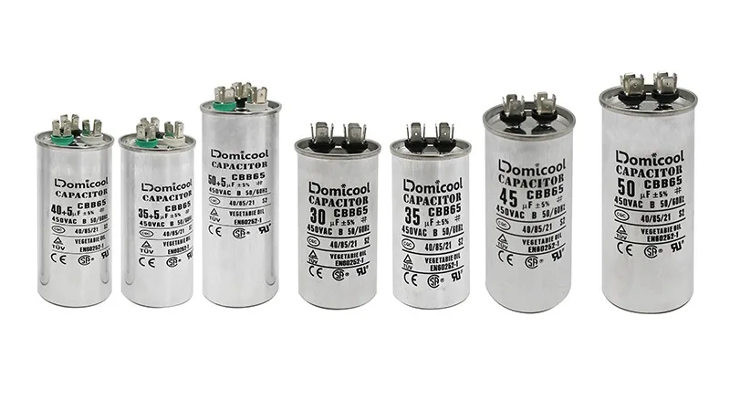 Domi Cbb65 Dc Dual Capacitor 15uf/35uf 450vac/500vac Fordual Run ...
