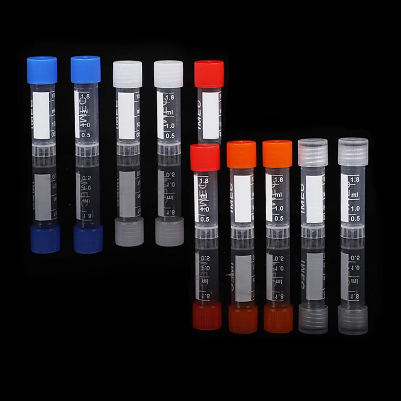 Factory Wholesale Cryonvial 2ml Reversable Disposable Plastic Cryovials ...