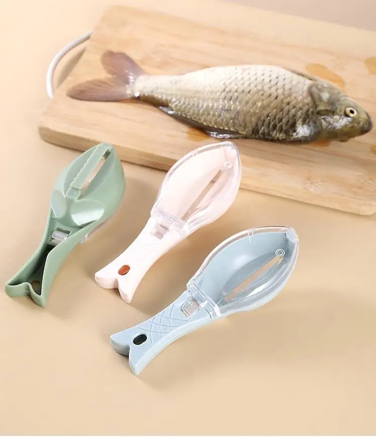 Fish Scale Planer with Cover Kitchen Fish Kill Manual Fish Scale ...