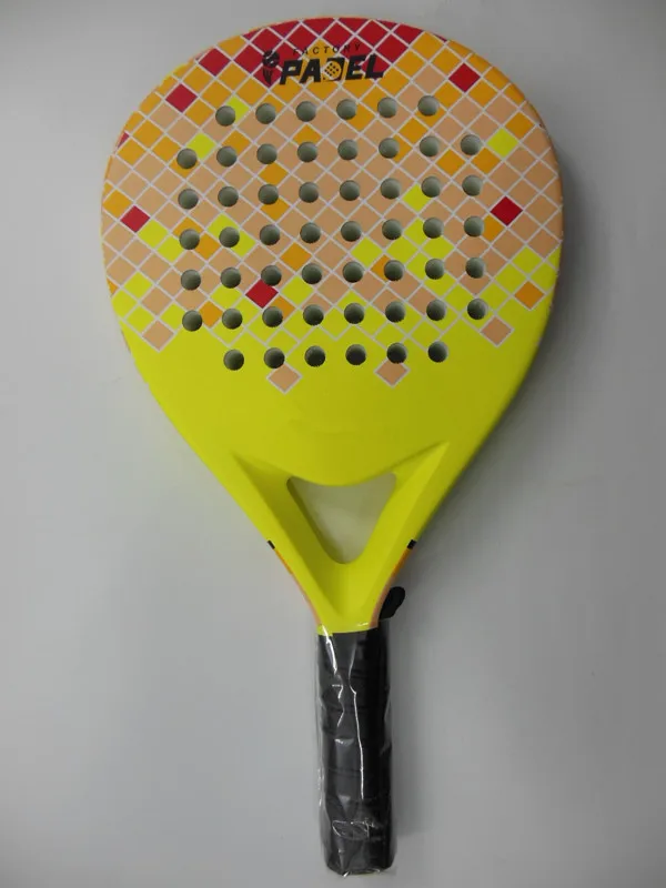 Professional Customized 100% Carbon Fiber Padel Racket Eva Core Beach ...