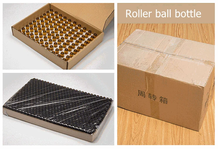 Custom 3ml 5ml 6ml 8ml 10ml rectangle stainless steel roller ball eye ...