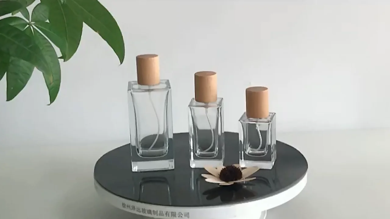 Factory Outlet Custom Label Sticker Premium Square Perfume Bottle With ...