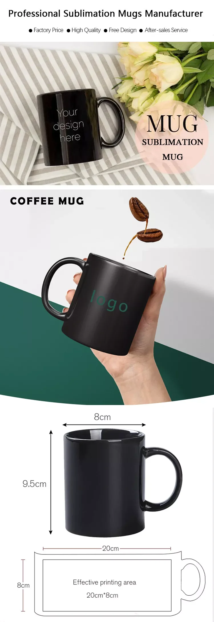 Customizable Luxury Mugs - Perfect for Business Gifts