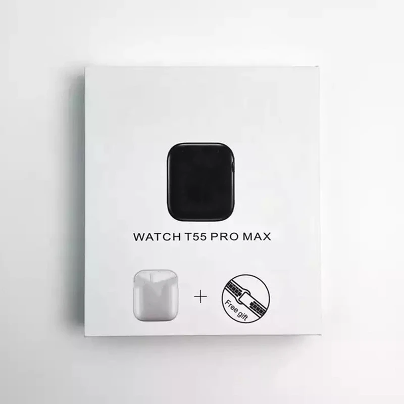 I7 Pro Max T55 W26 Pro Max 2in1 Smart Watch And Earphones Reloj Inteligente Double Strap Series ...
