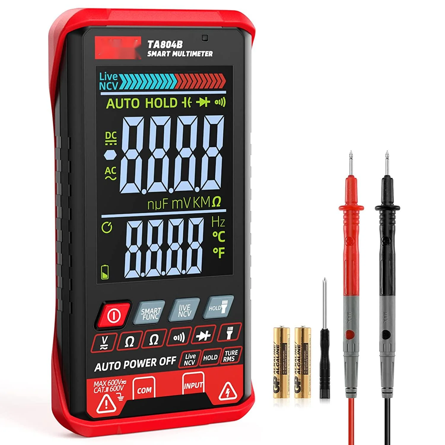 Ultra-thin Smart Multimeter With Extra Large Color Lcd - Buy Smart ...
