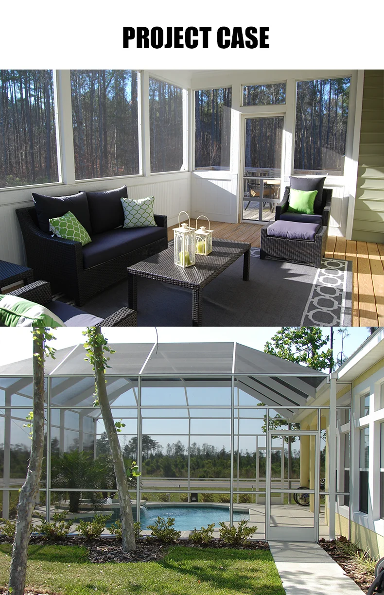 Insulated Prefab Extended for Winter Solarium Portable Retractable ...