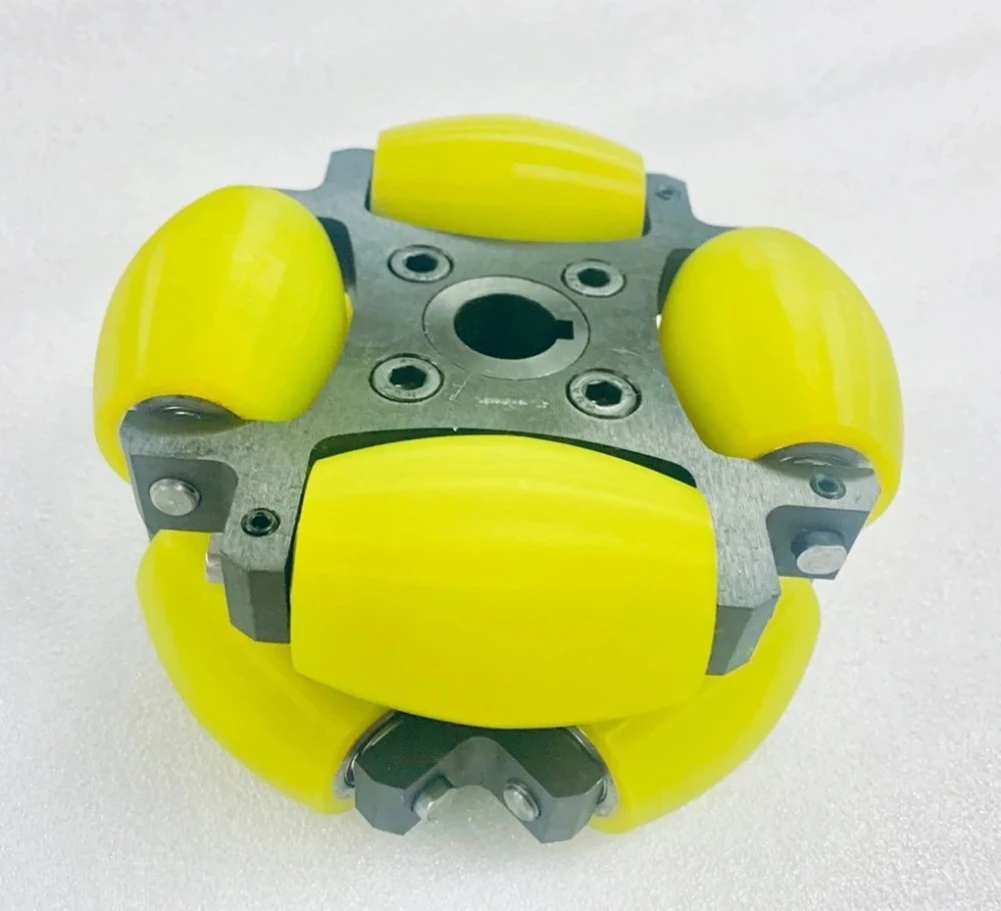 152mm Heavy Duty Industrial Mecanum Omni Wheels - 100kg Load Capacity