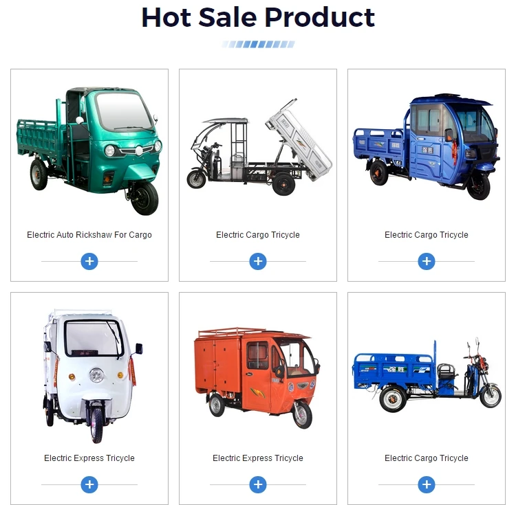 Three Wheel Electric Loader - Efficient Cargo Scooter