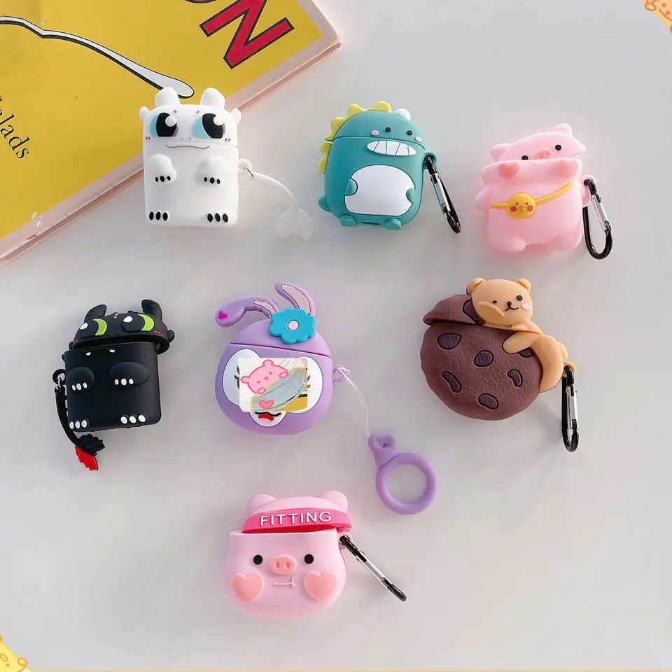 1000+ Style Kawaii Funny 3d Cartoon Character Case For Airpods Pro ...