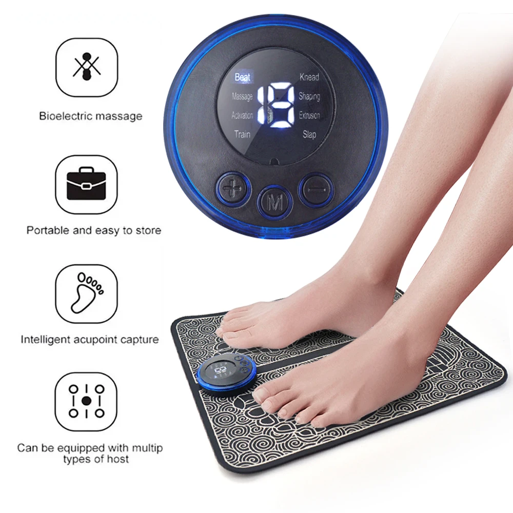 Wholesale Portable Folding Ems Foot Massage Pad Relax Usb Remote ...