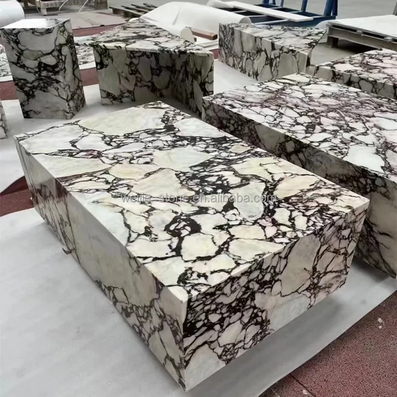 Luxury Italian Calacatta Viola Marble for Coffee Table Top and Tea ...